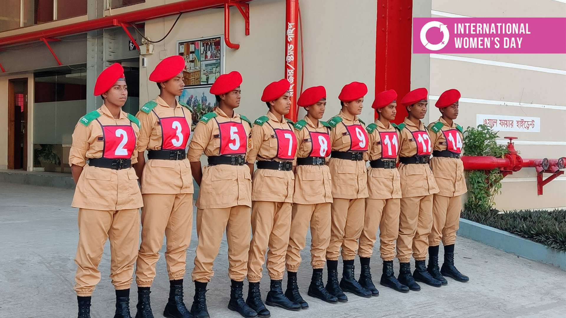 Who are the country’s first female firefighters?