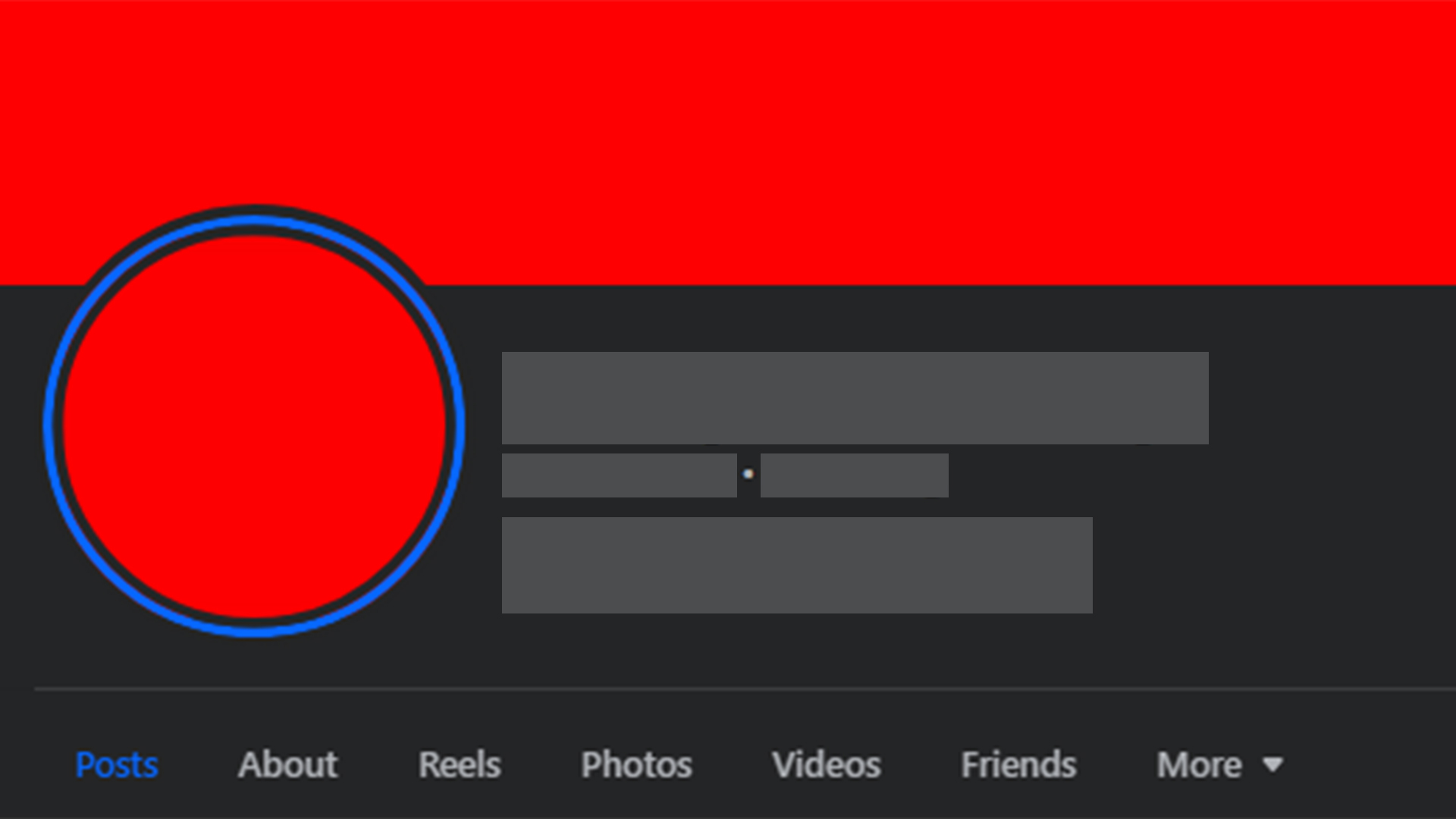 What is the red profile photo?