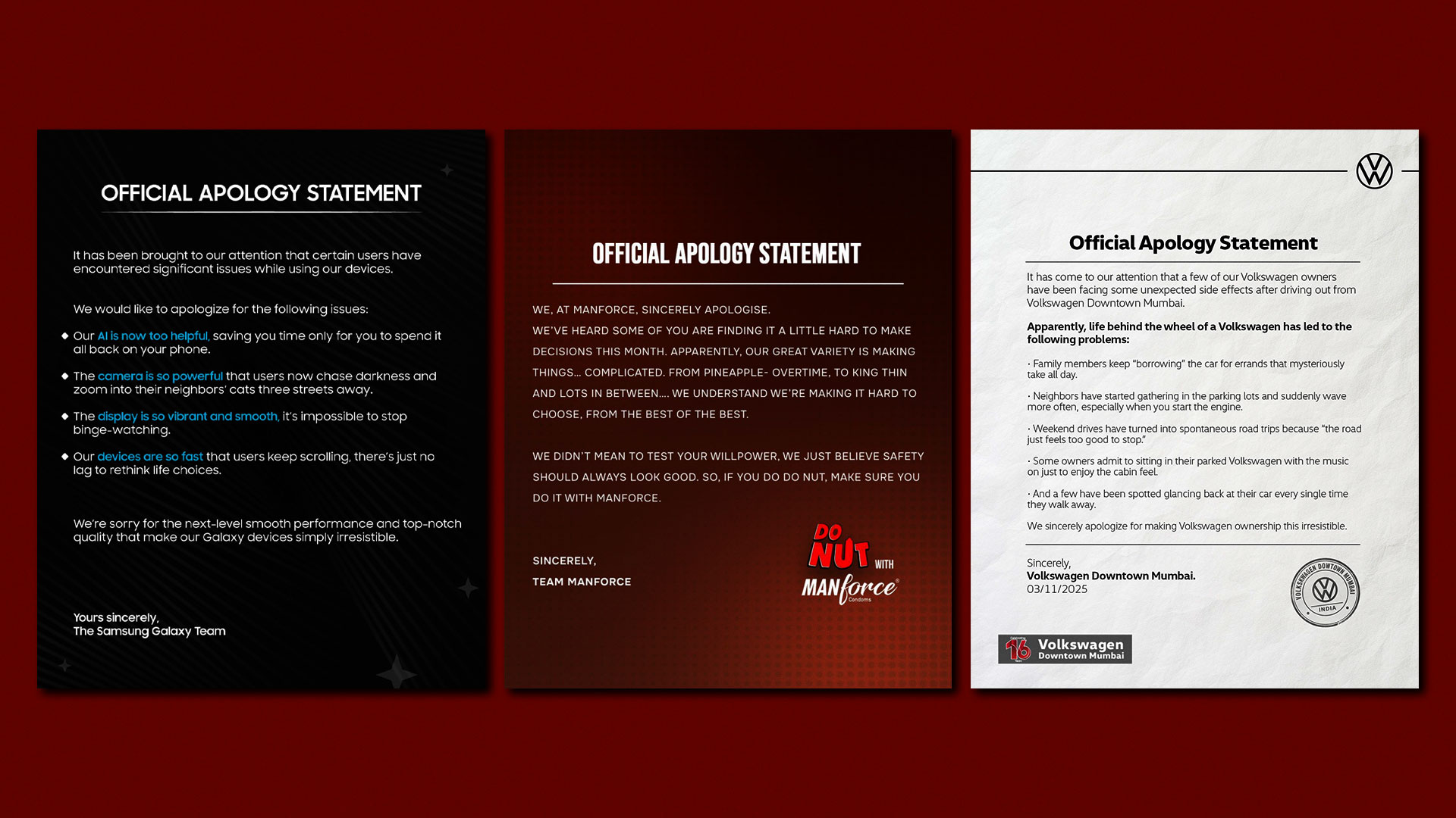 Why are brands posting an ‘Official Apology Statement’?